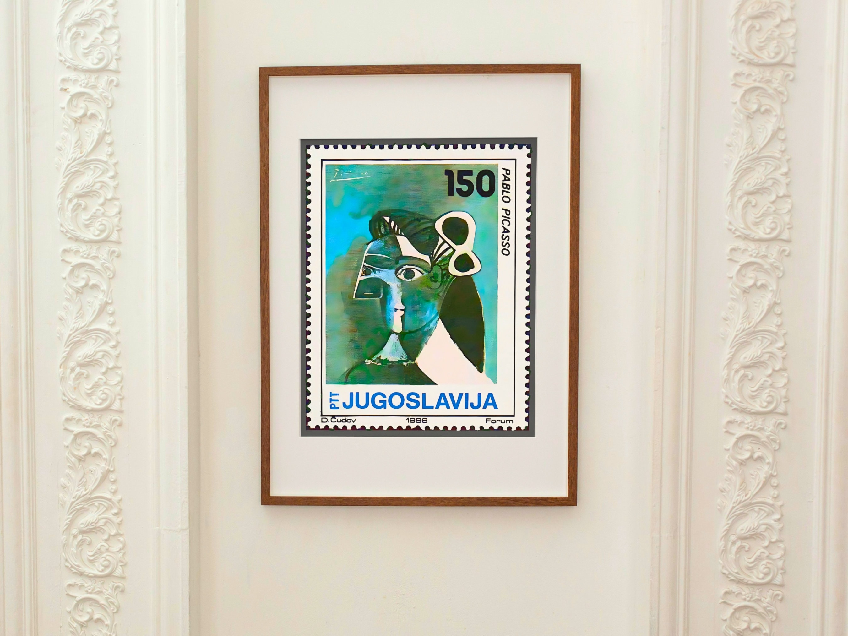 Picasso Poster Printable Vintage Stamp Art Print Cool Room Decor ...