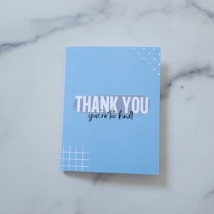 Thank You Cards Assorted Colors - Etsy