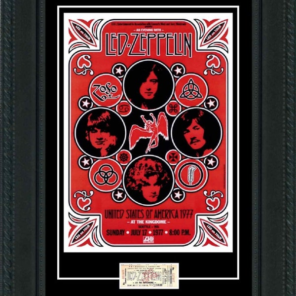 Led Zeppelin Concert Poster - Etsy