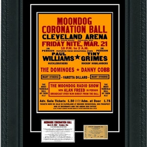 1952 Baile de coronación de Moondog: primer concierto de rock Póster y ...
