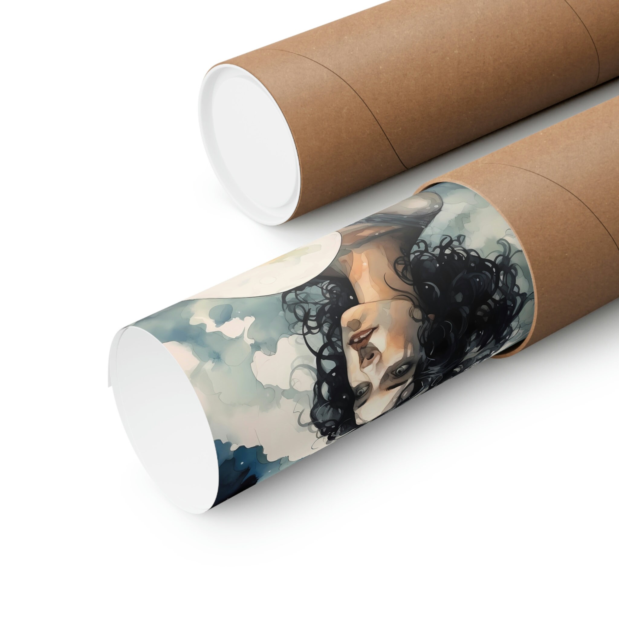 Moon Goddess Premium Matte Poster - Etsy