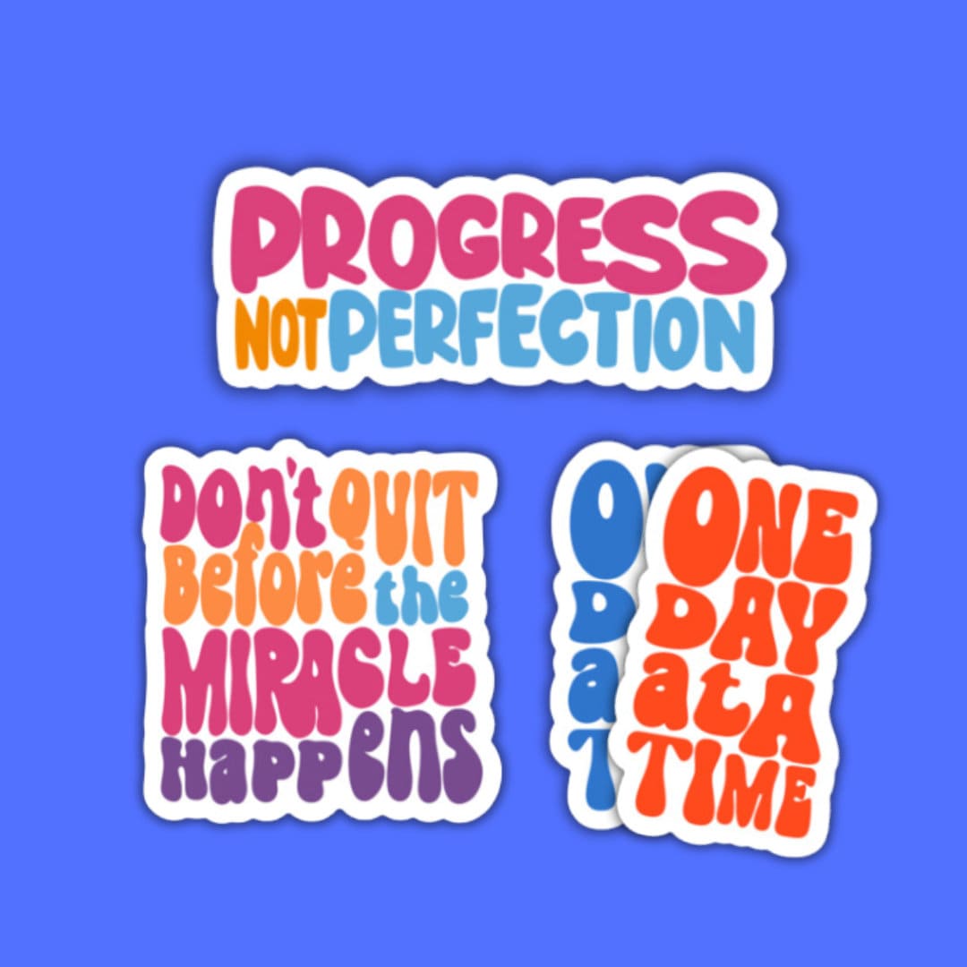 Don't Give up Sticker Bundle Encouragement Stickers - Etsy