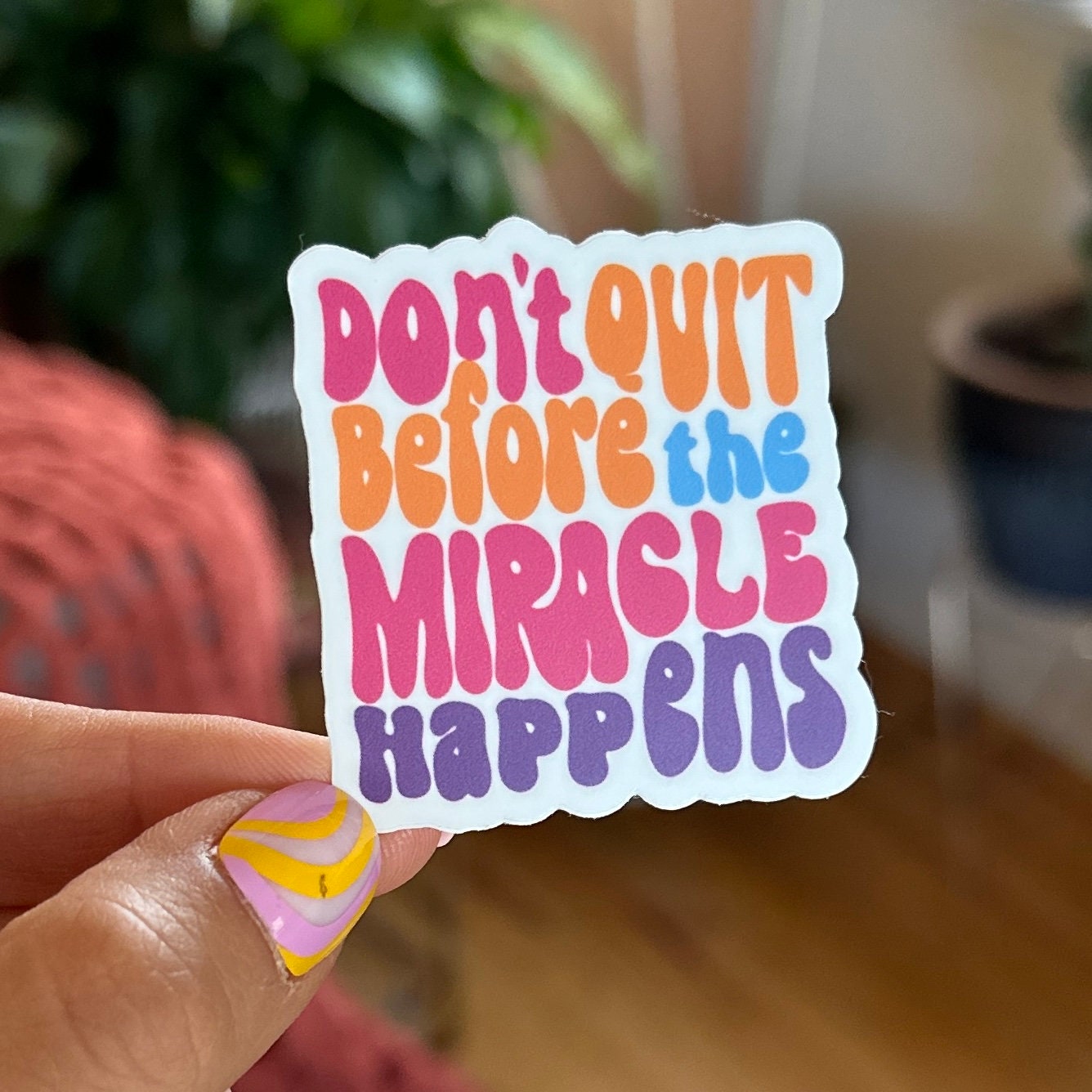 Don't Give up Sticker Bundle Encouragement Stickers Encouragement Gift ...