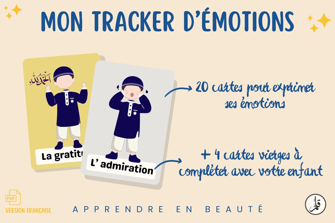 Tableau des Émotions pour Enfant | Fiche des émotions personnalisée ...