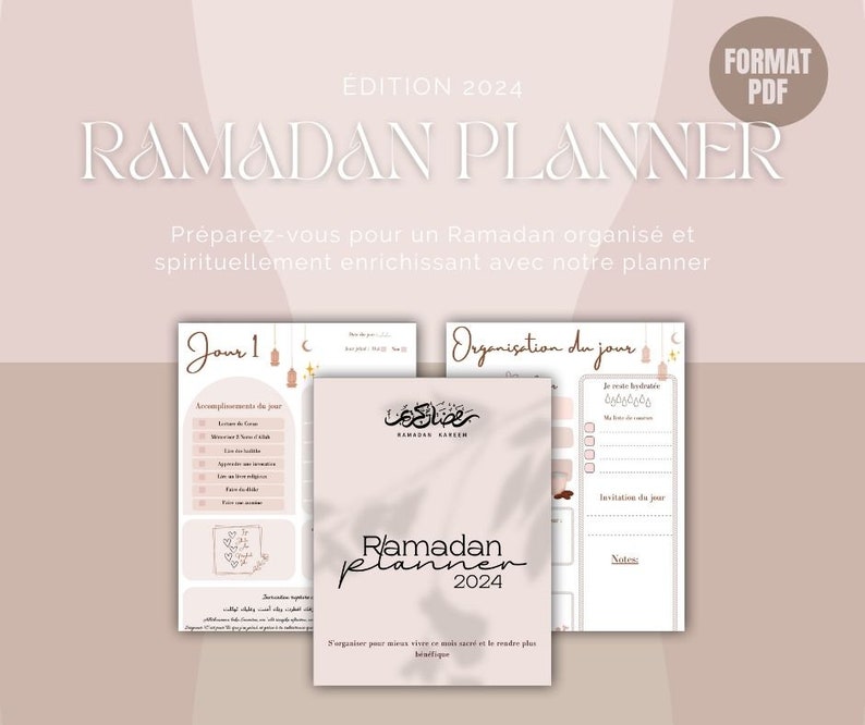 Ramadan Planner 2024 FR Complete of 90p Ramadan Preparations, Reading ...
