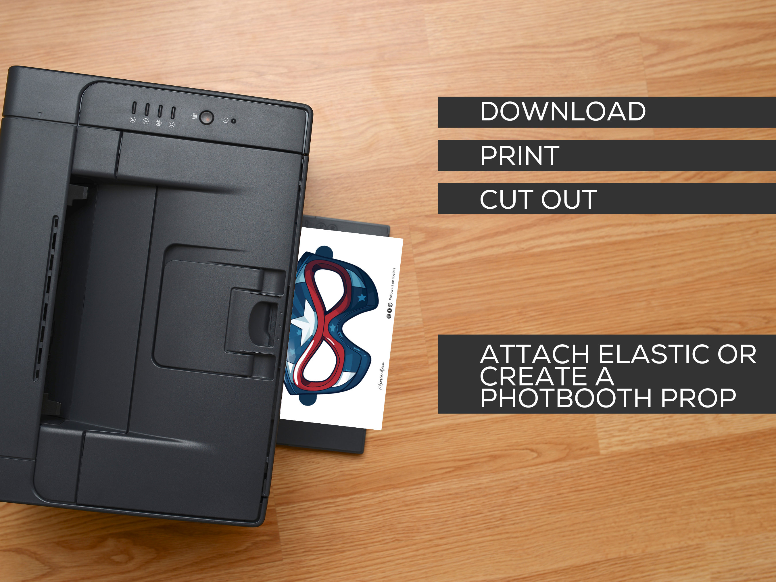 Superhero Printable Masks for Kids - Set of 10 Cut Out Masks for ...