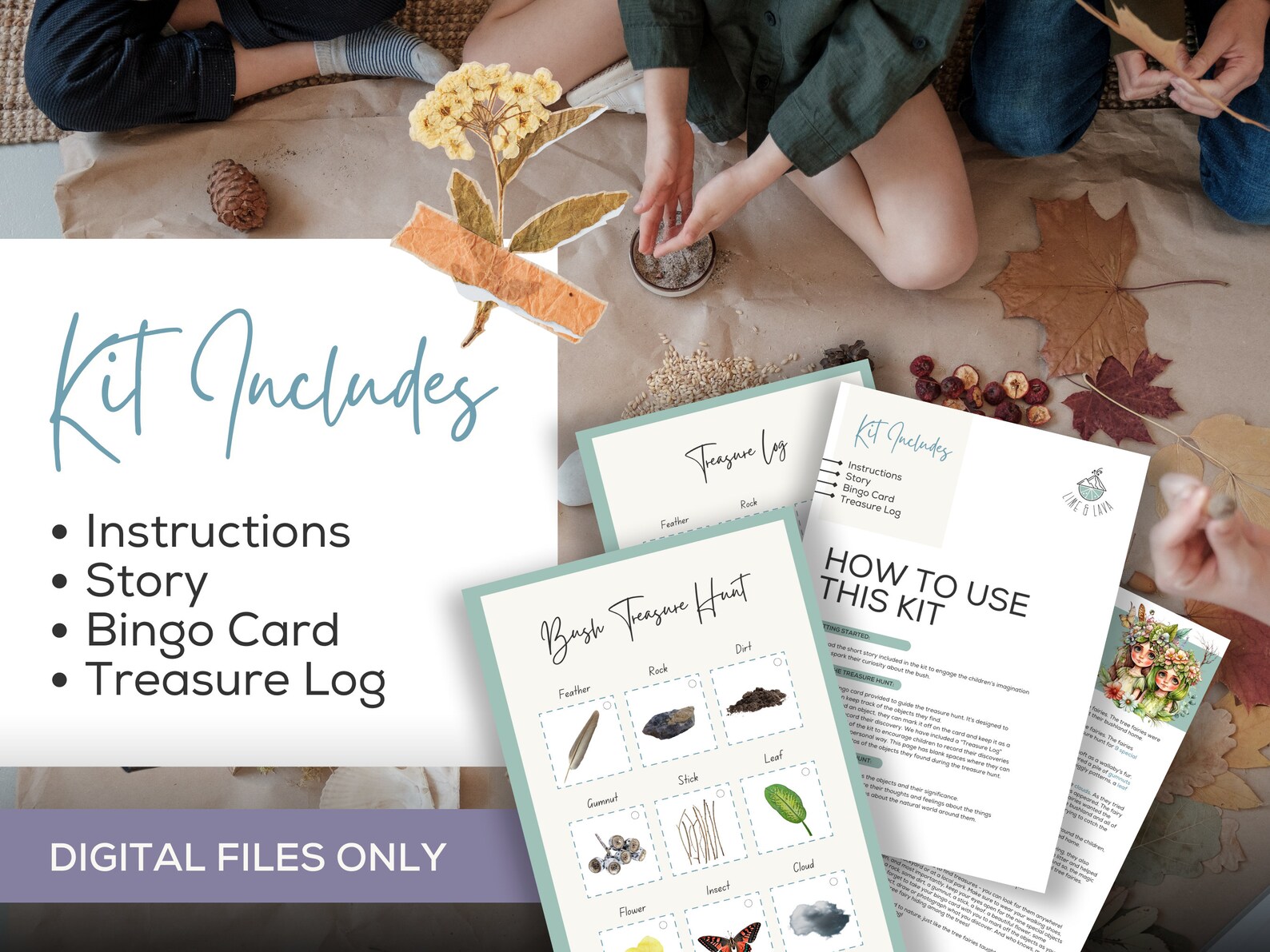 Bush Treasure Hunt Kit - Nature Scavenger Hunt for Kids - Etsy Australia