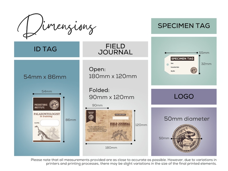 Paleontologist Dress up Printables - Palaeontologist ID Card, Dino ...