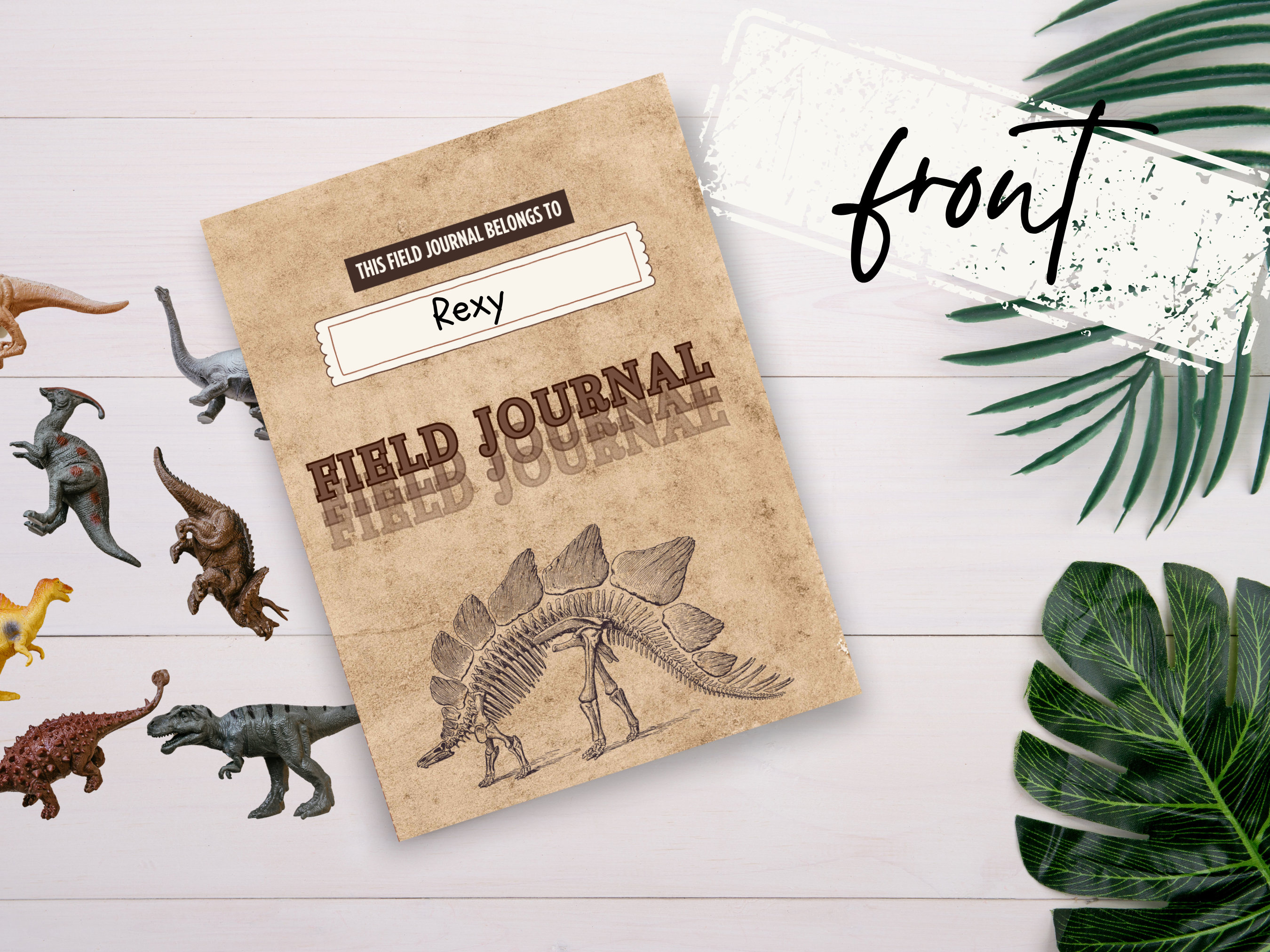 Paleontologist Dress up Printables - Palaeontologist ID Card, Dino Field Journal, Fossil ...