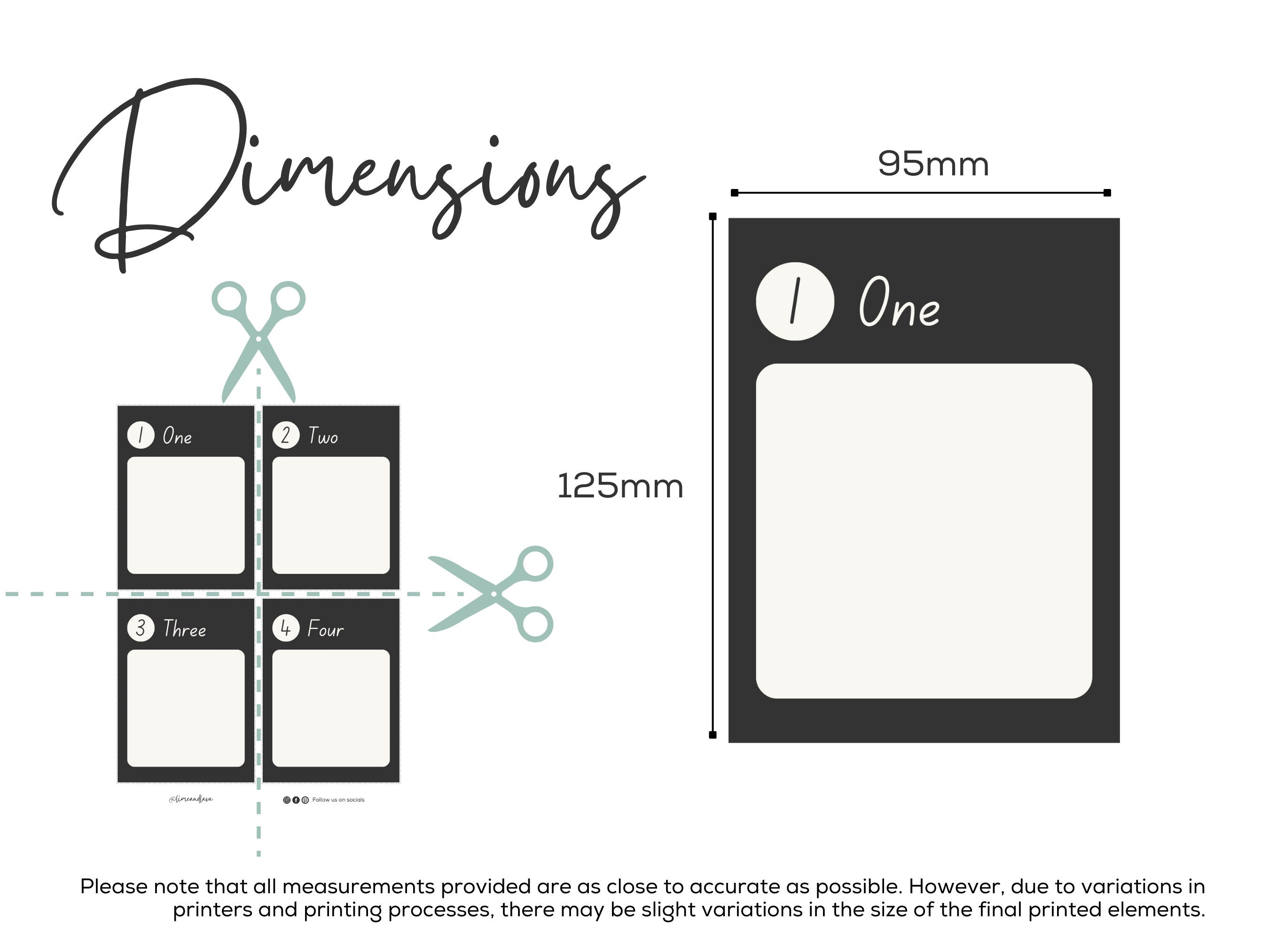 Number & Counting Display Cards - Reggio Emilia Math Provocation - Etsy