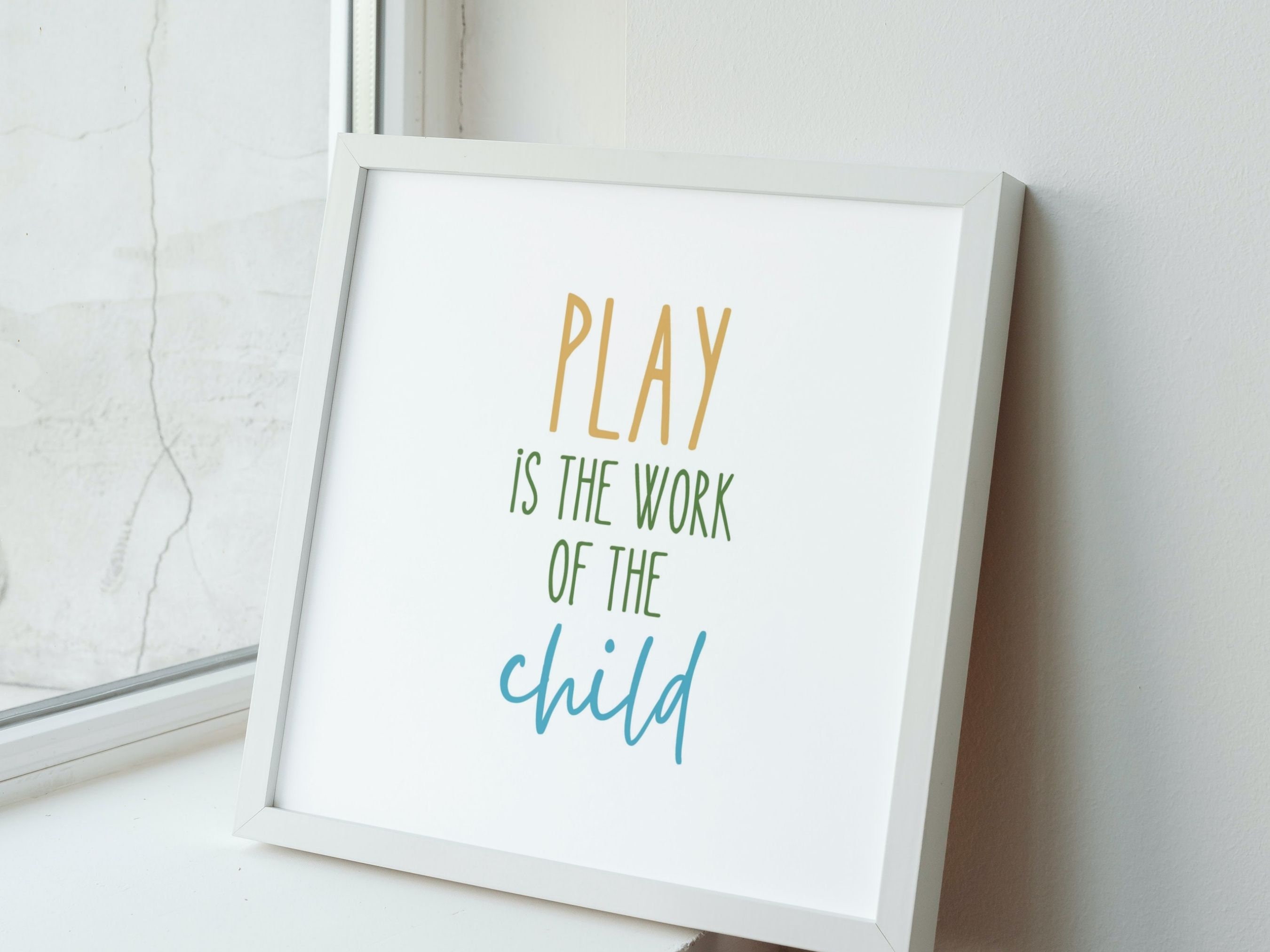 Montessori Wall Art - Set of 12 Quotes & Images Inspired by Maria ...