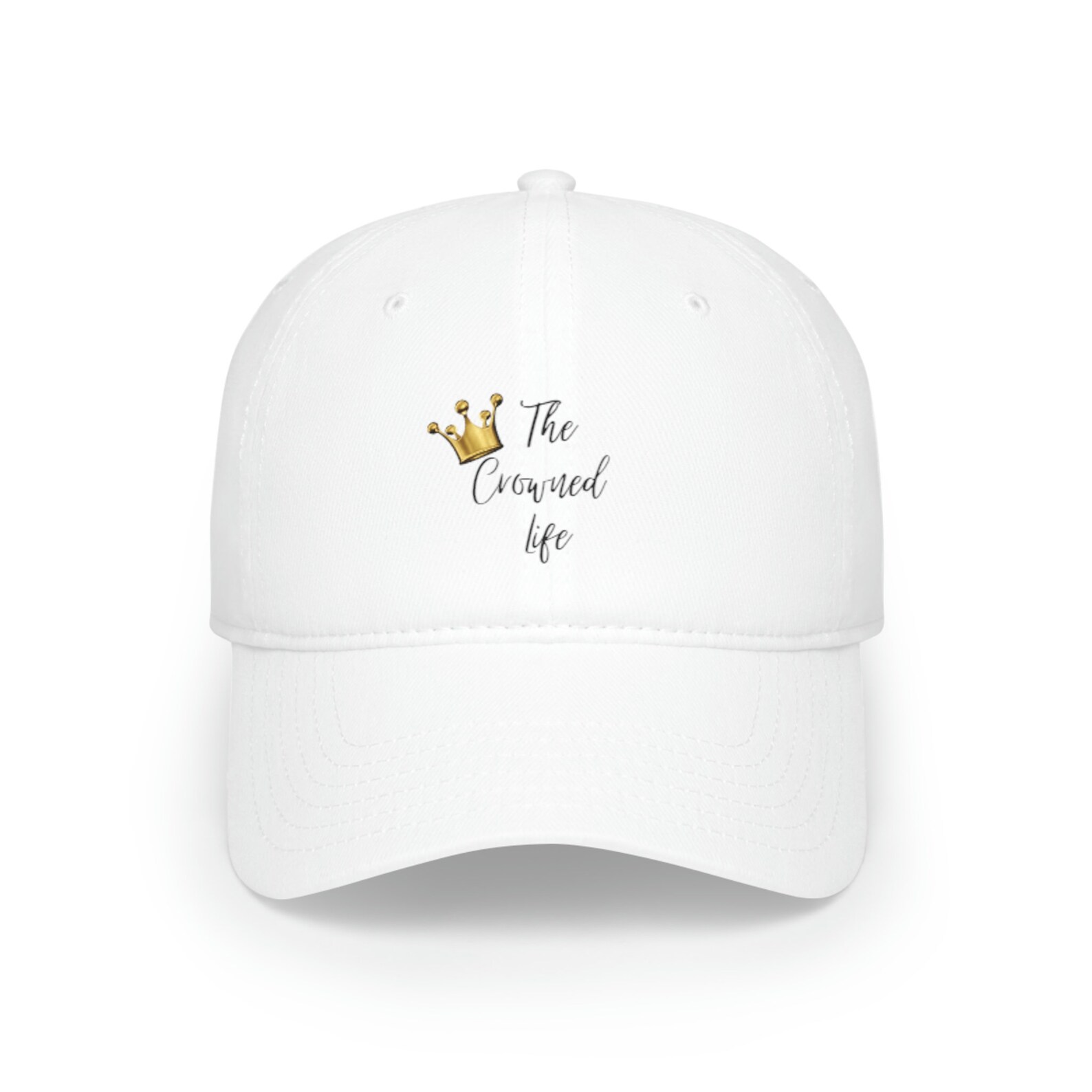 The Crowned Life Low Profile Baseball Cap - Etsy
