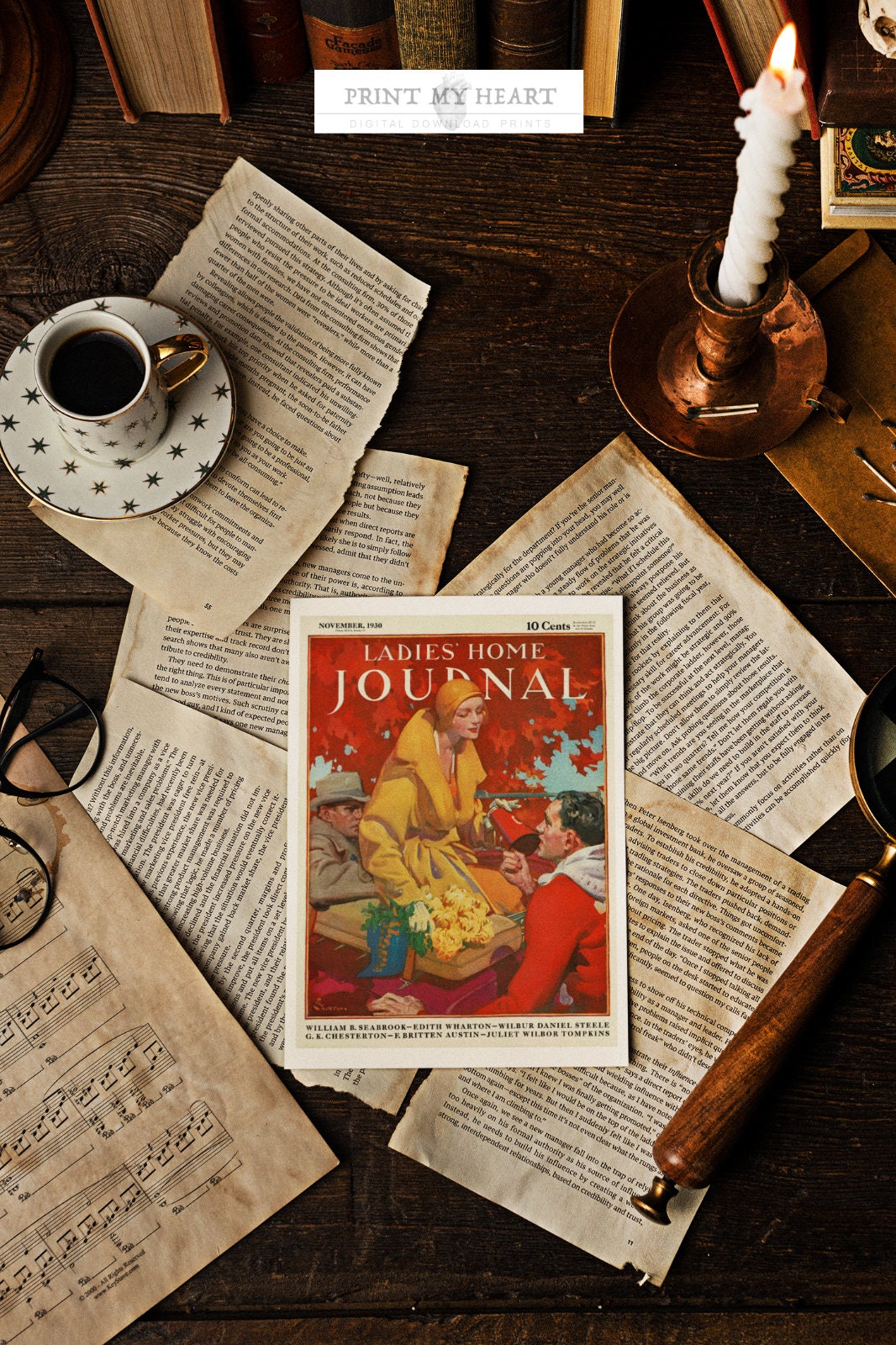 November 1930s Ladies Home Journal Print - 3 Sizes - Digital Download ...