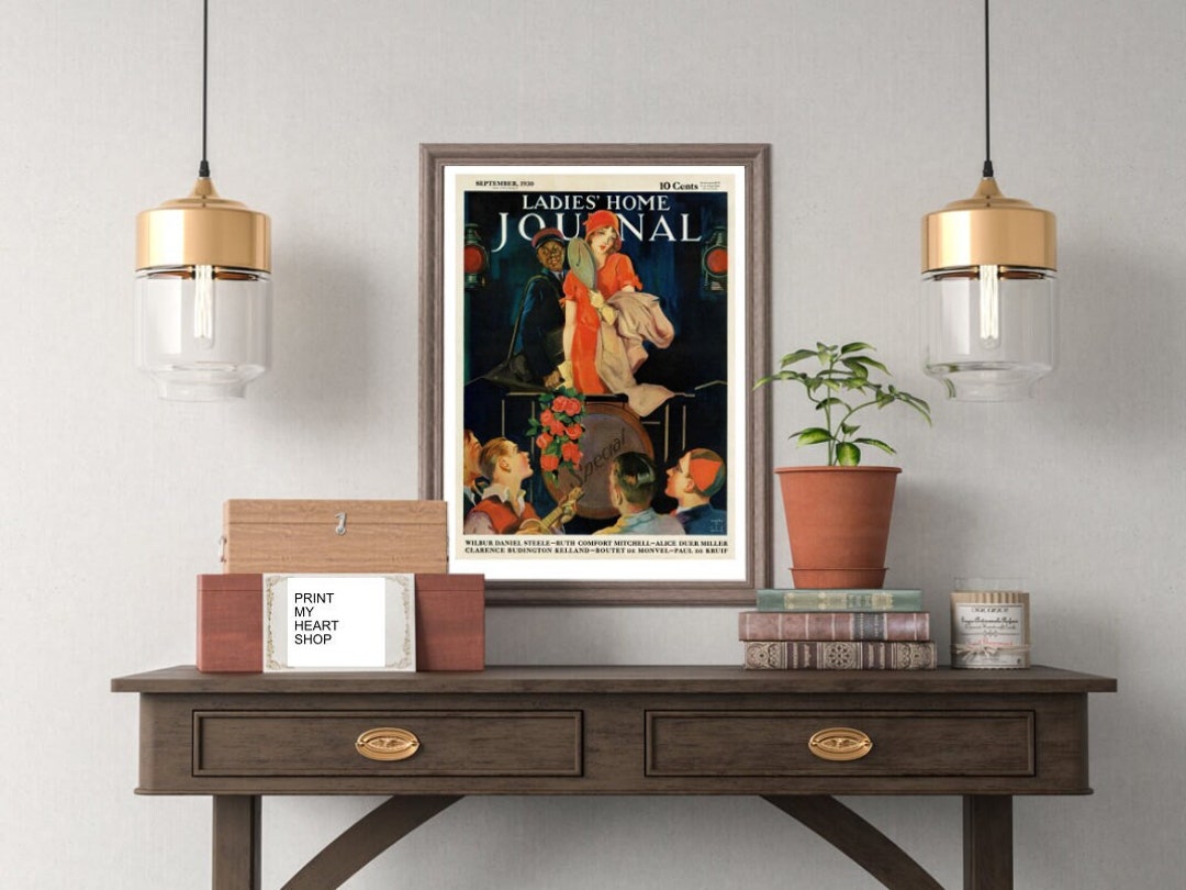 Sept 1930s Ladies Home Journal Poster - 3 Sizes - Digital Download JPG ...