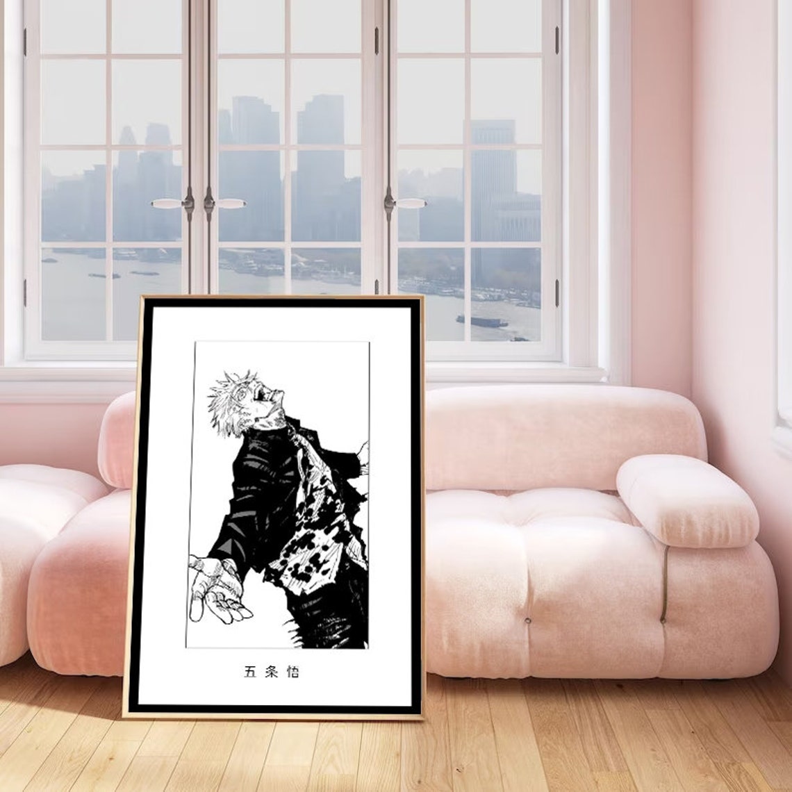 Gojo Satoru Anime Manga Wall Paint Jujutsu Kaisen Anime Wall Paint Kit ...