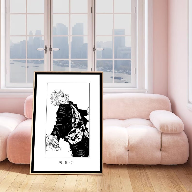 Gojo Satoru Anime Manga Wall Paint Jujutsu Kaisen Anime Wall Paint Kit ...