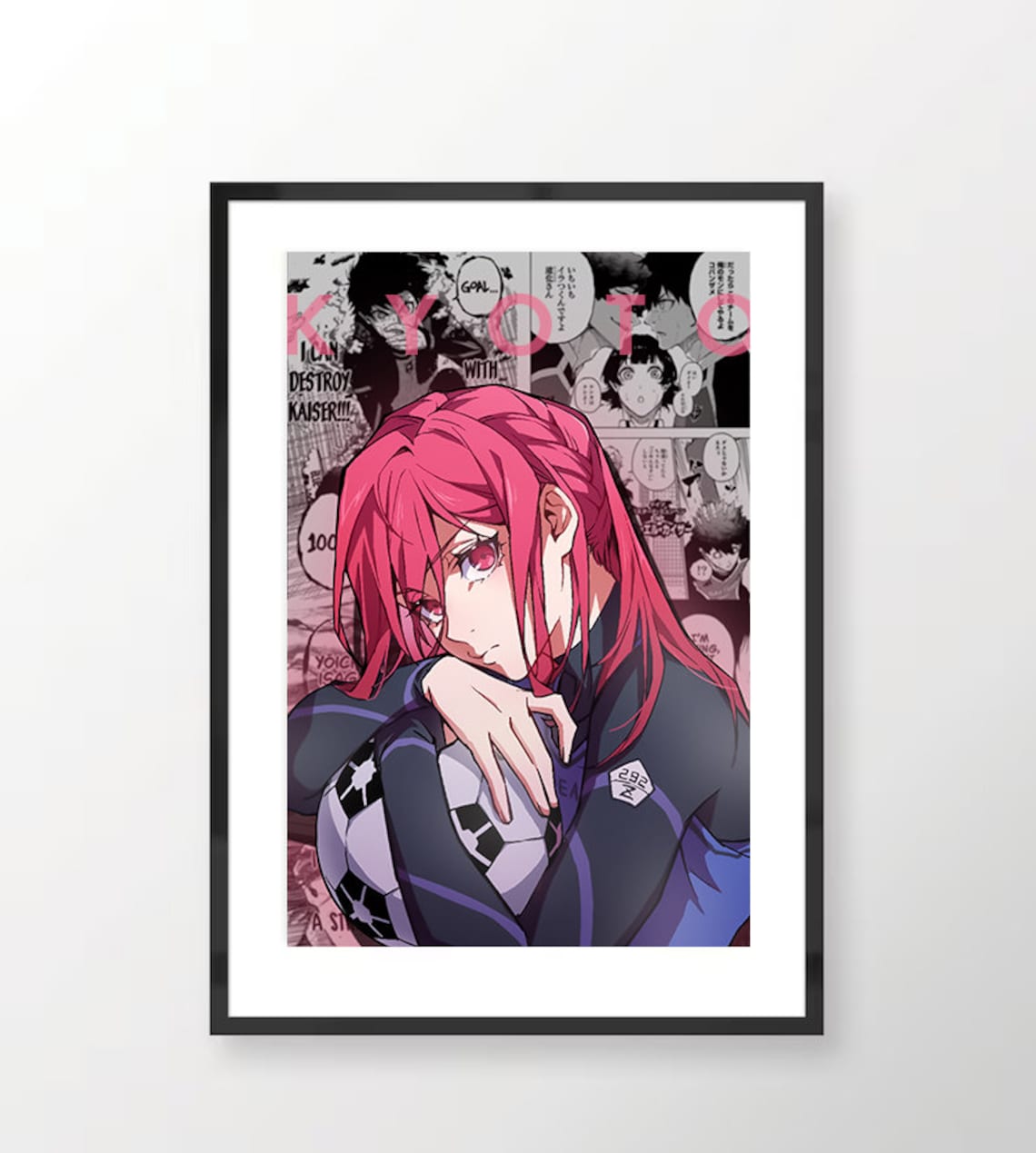 Chigiri Hyouma Anime Manga Wall Paint Blue Lock Anime Wall Paint Kit BL ...