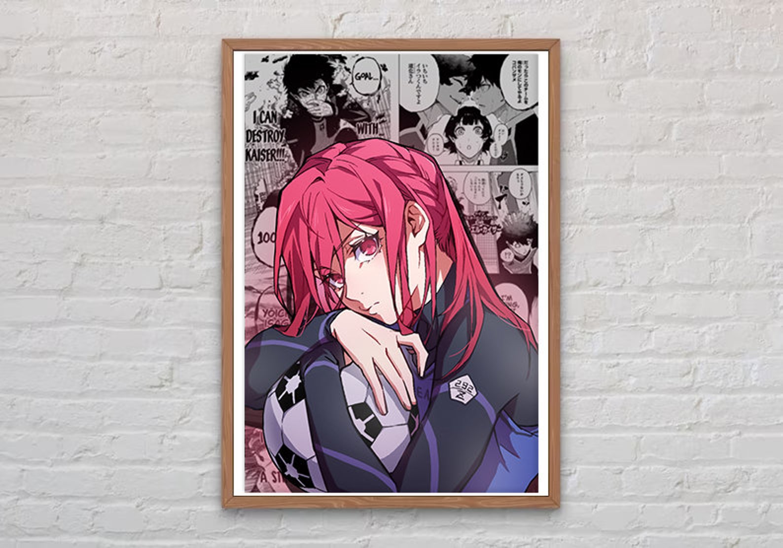 Chigiri Hyouma Anime Manga Wall Paint Blue Lock Anime Wall Paint Kit BL ...