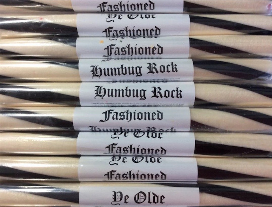 Large Gift Box of 50 Sticks of Traditional Blackpool Seaside Rock Mint ...
