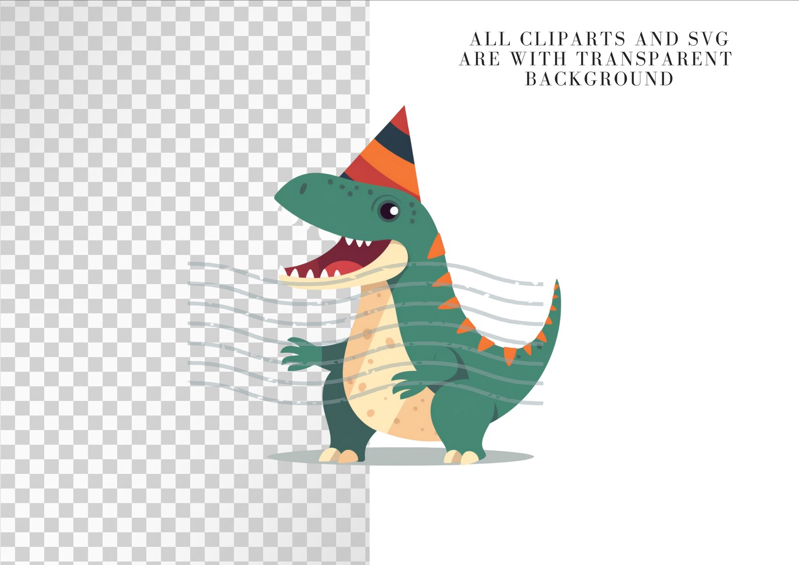 Dino Clip Art | Birthday Dino Clipart | T-rex Clip Art | T-rex Svg | T ...