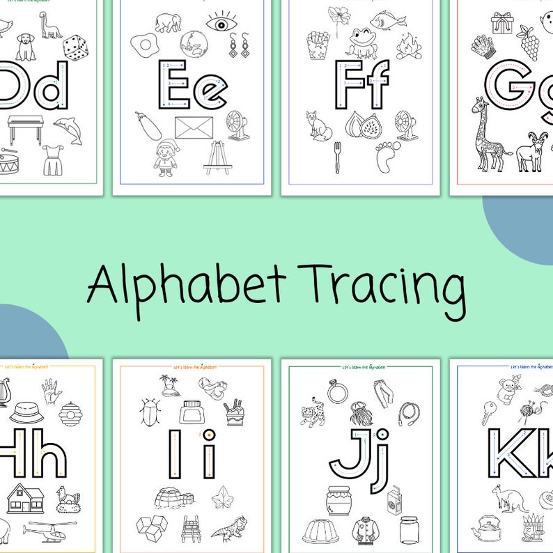 Printable ABC| Alphabet Tracing Worksheets| Alphabet Tracing| Coloring ...