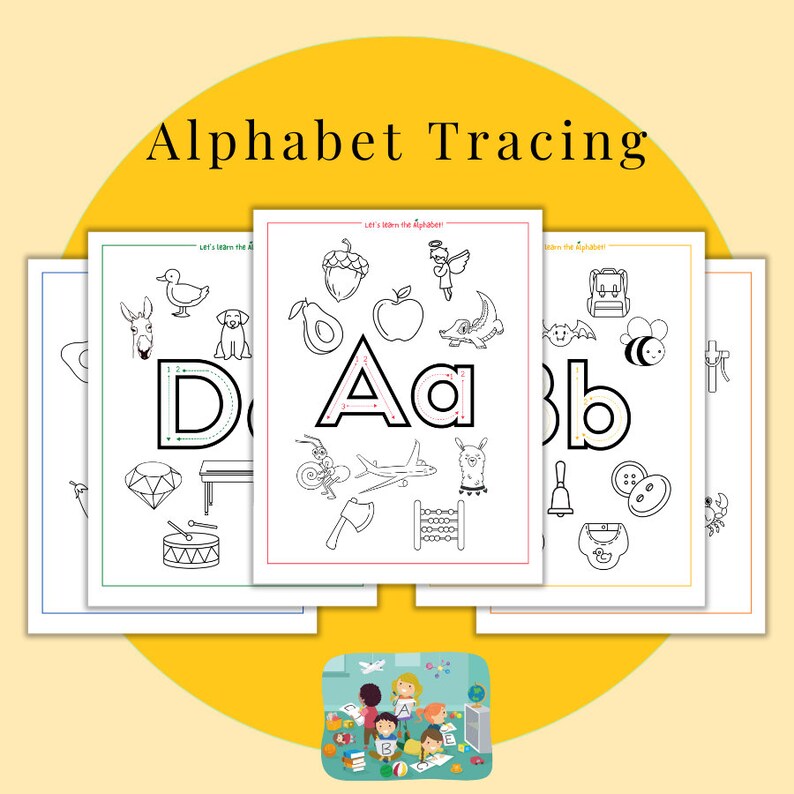 Printable ABC| Alphabet Tracing Worksheets| Alphabet Tracing| Coloring ...