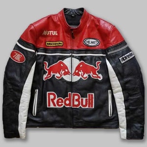 Men's Red Bull R1 R6 Motor Bike Men's Black Red - Etsy