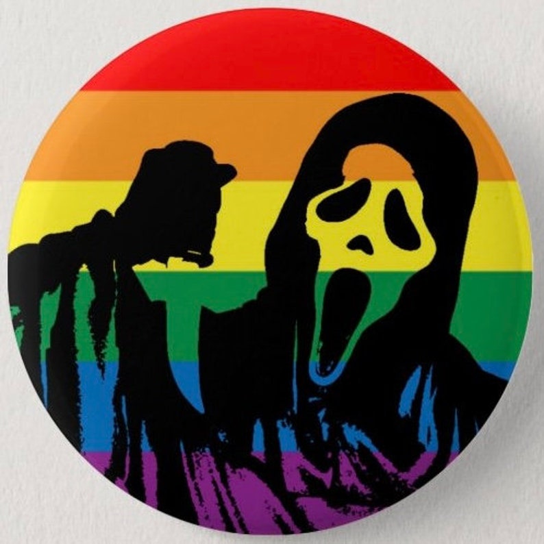 Ghostface Pride Pins - Etsy