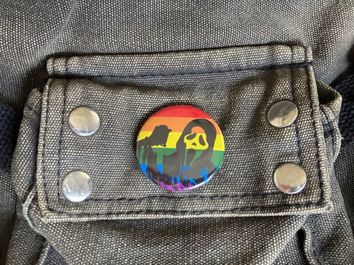 Ghostface Pride Pins - Etsy