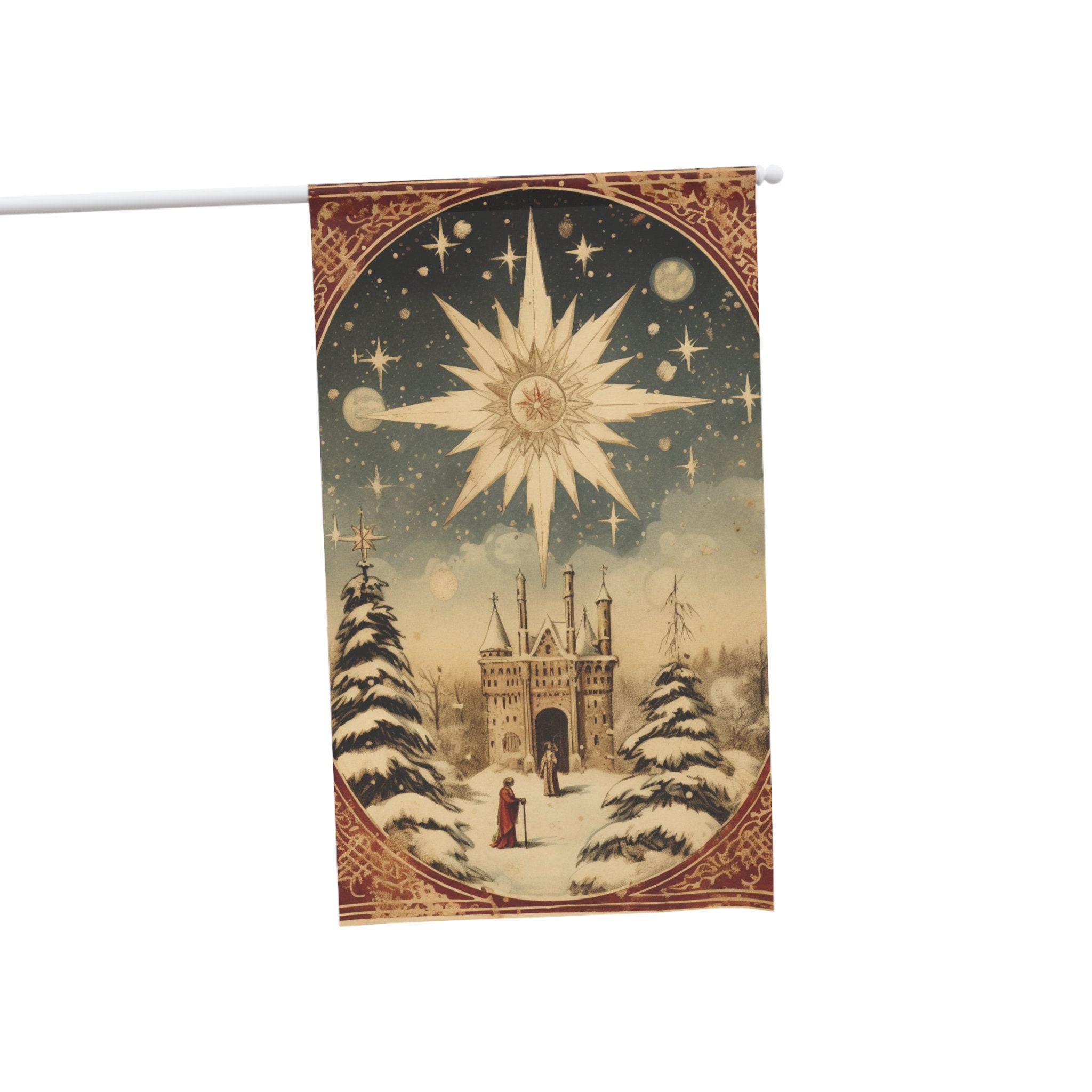 Christmas House Flags, Christmas Happy Holidays House Flags sold by ...