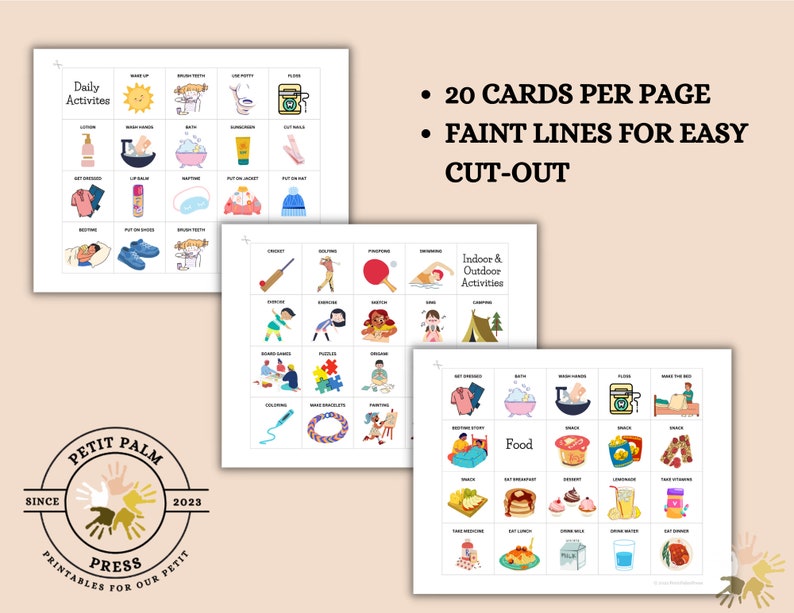 Editable Visual Routine Cards & Charts for Kids Morning - Etsy México