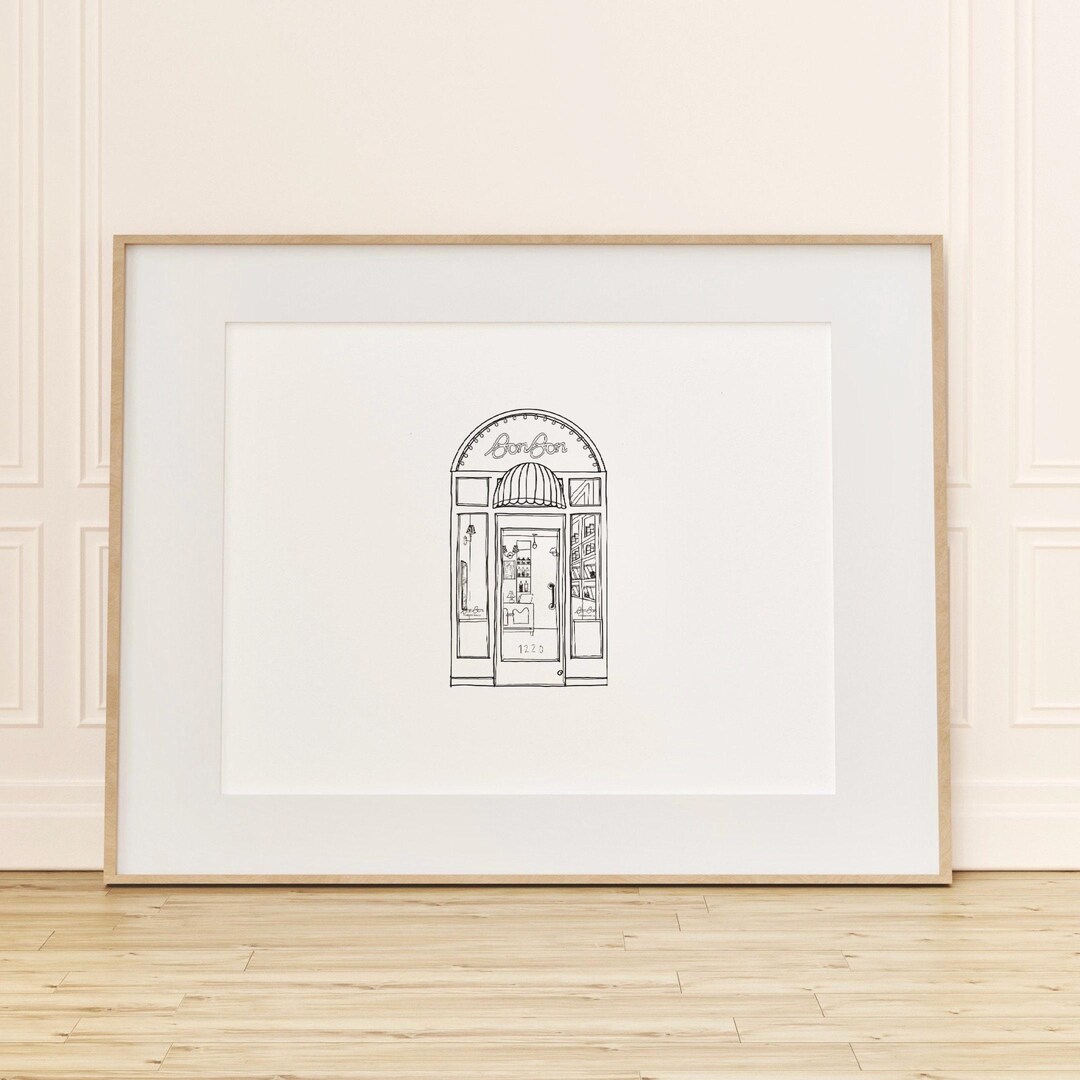 Handmade Sketch Bon Bon, Swedish Candy, Wall Art, Upper East Side ...