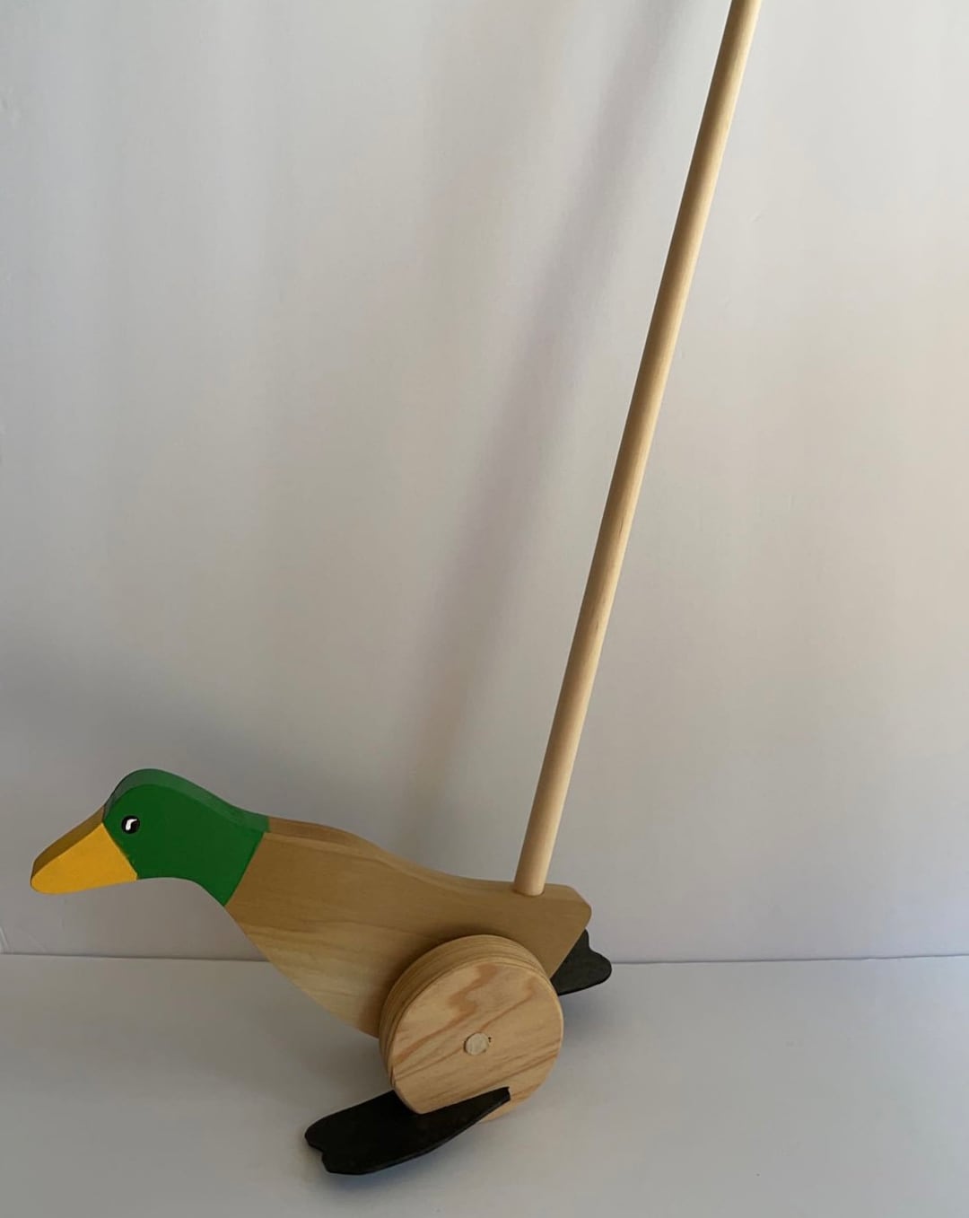 Wooden Push A Long Duck - Etsy