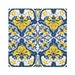 Set 4 Cloth Napkins French Blue White and Yellow Country French Cottage ...