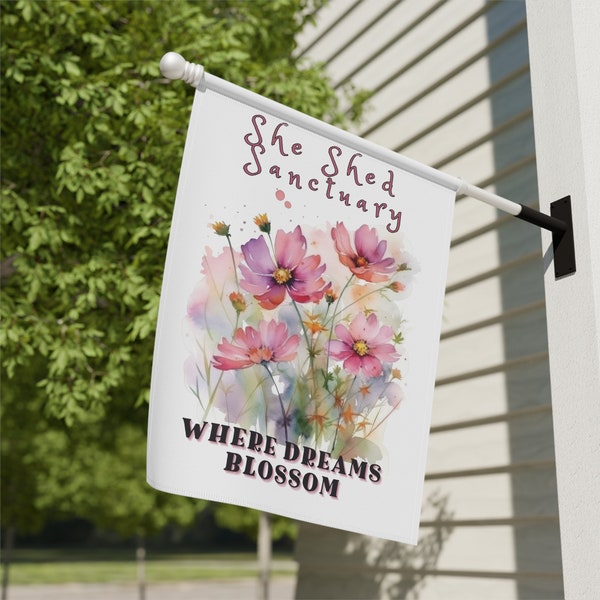 She Shed Garden Flag - Etsy