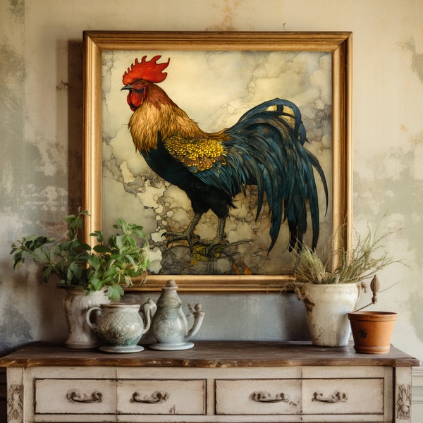 Rooster Prints - Etsy