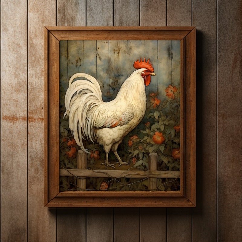 French Rooster - Etsy