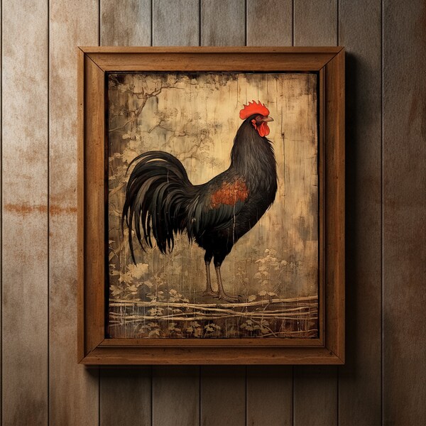 French Rooster - Etsy