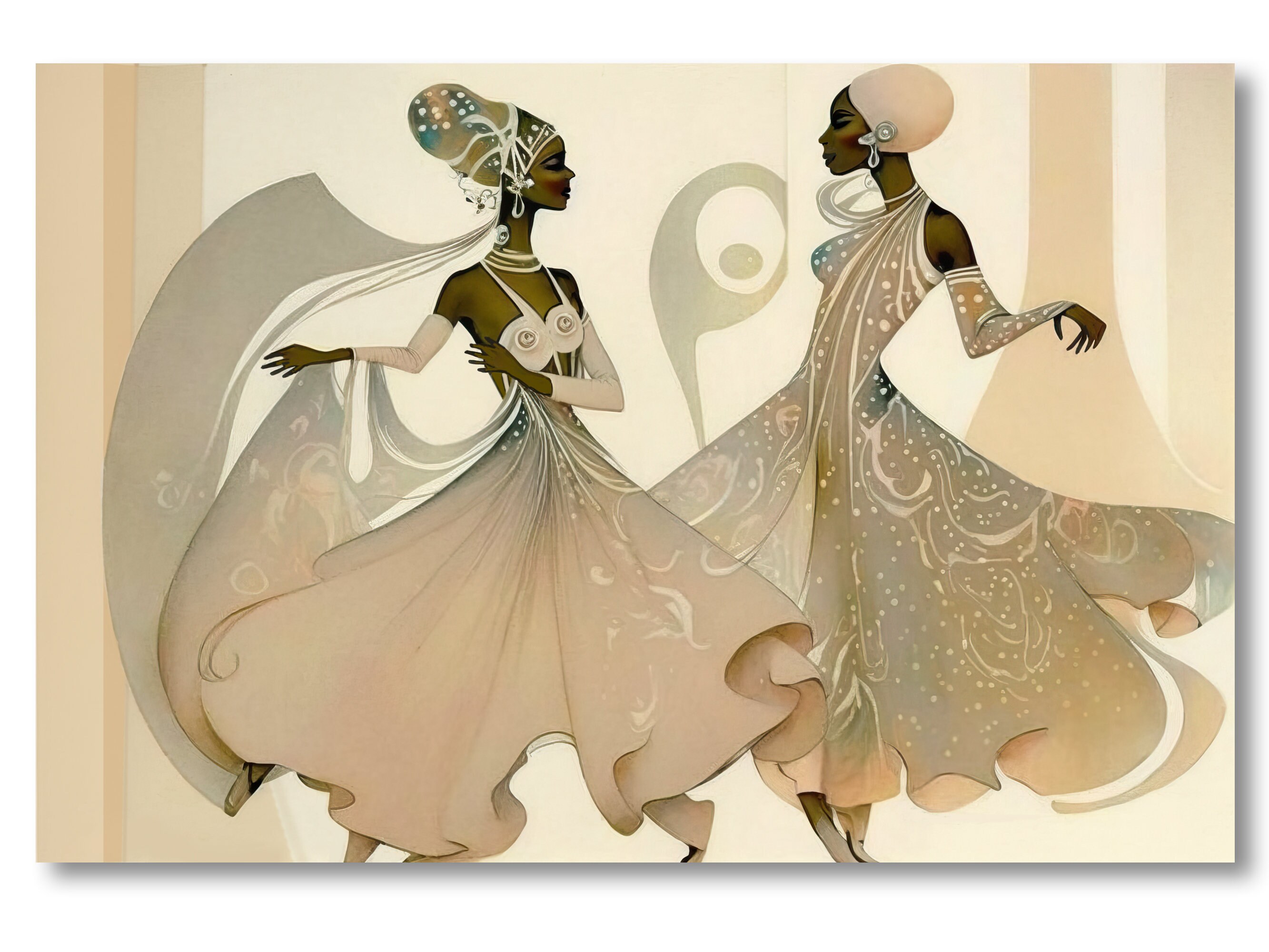 Set of 10 Note Cards African American Stationary Black Women Greeting ...