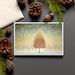 HOLIDAY Greeting Card Set Winter Wonderland Trees Blank Note Cards Set ...