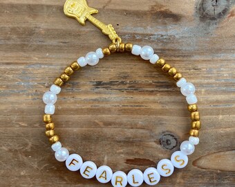 Taylor Swift Fearless Beaded Bracelet - Etsy