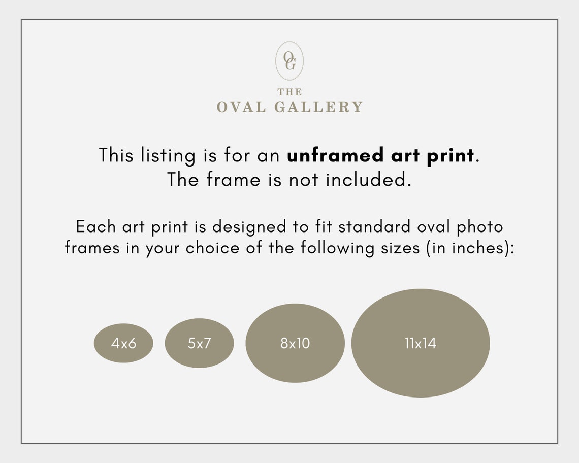 Oval Unframed Art Print, Vintage Horse Painting, Round Art Print ...