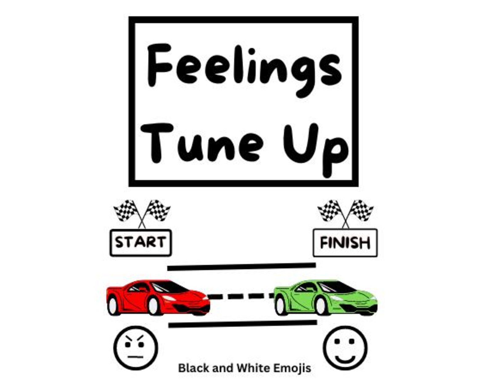 3 Coping Skills Games and Activities With Cars: Identifying Emotions ...