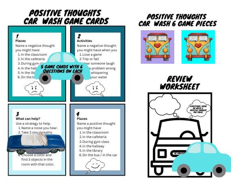 3 Coping Skills Games With Cars Create a Peaceful Place Use Positive ...