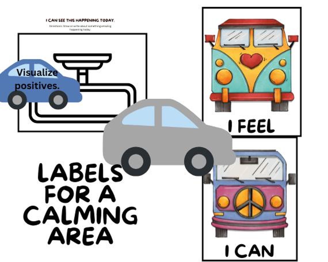 3 Coping Skills Games and Activities With Cars: Identifying Emotions ...