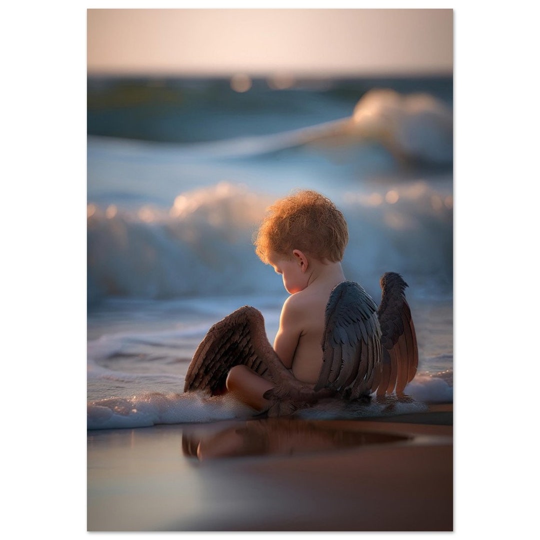 Ocean Angel Poster – Premium Matte Paper Wall Art - Etsy