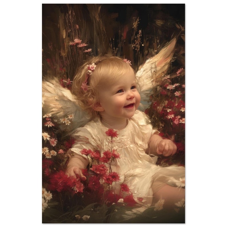 Redhead Angel premium Matte Paper Poster Art Design by Marina Blue ...