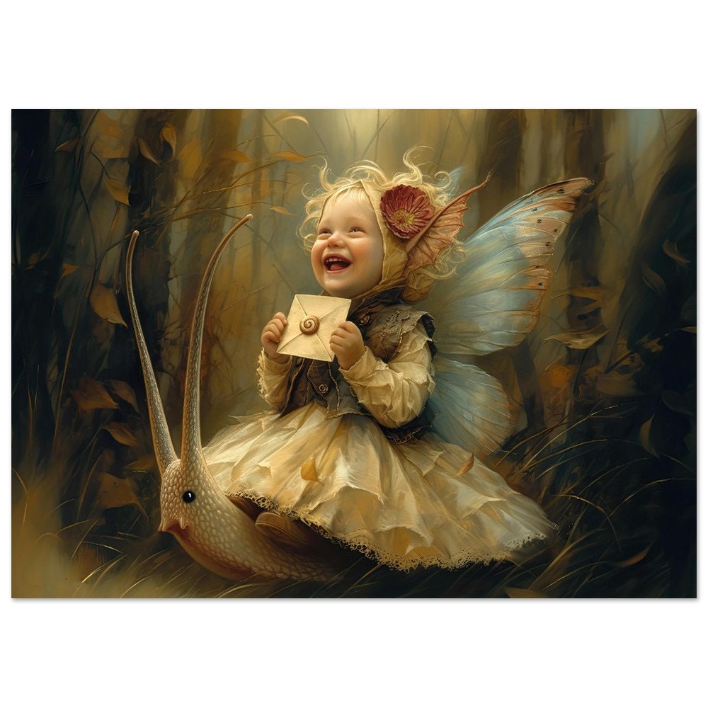 Mail Delivery - Premium Matte Paper Poster - Wall Art by Marina Blue ...