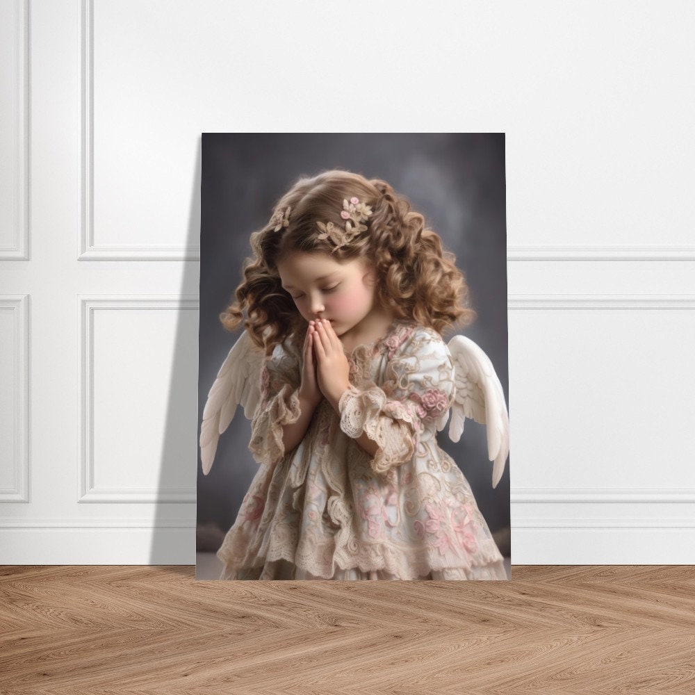 Praying Angel - Classic Matte Paper Poster, Art Work by Marina Blue ...