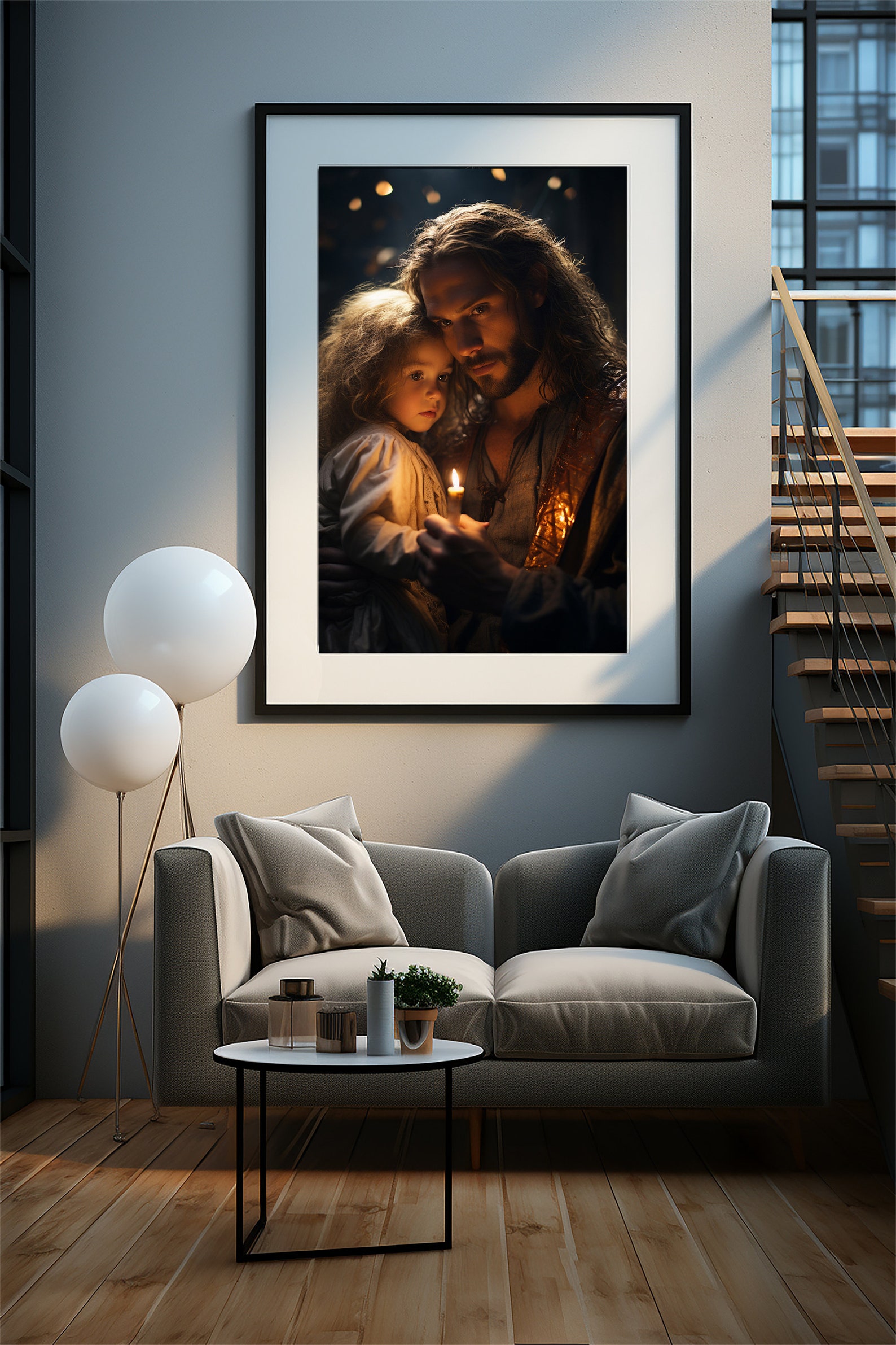 Jesus is the Light, Christ Portrait, Printable Art Download,, Digital ...